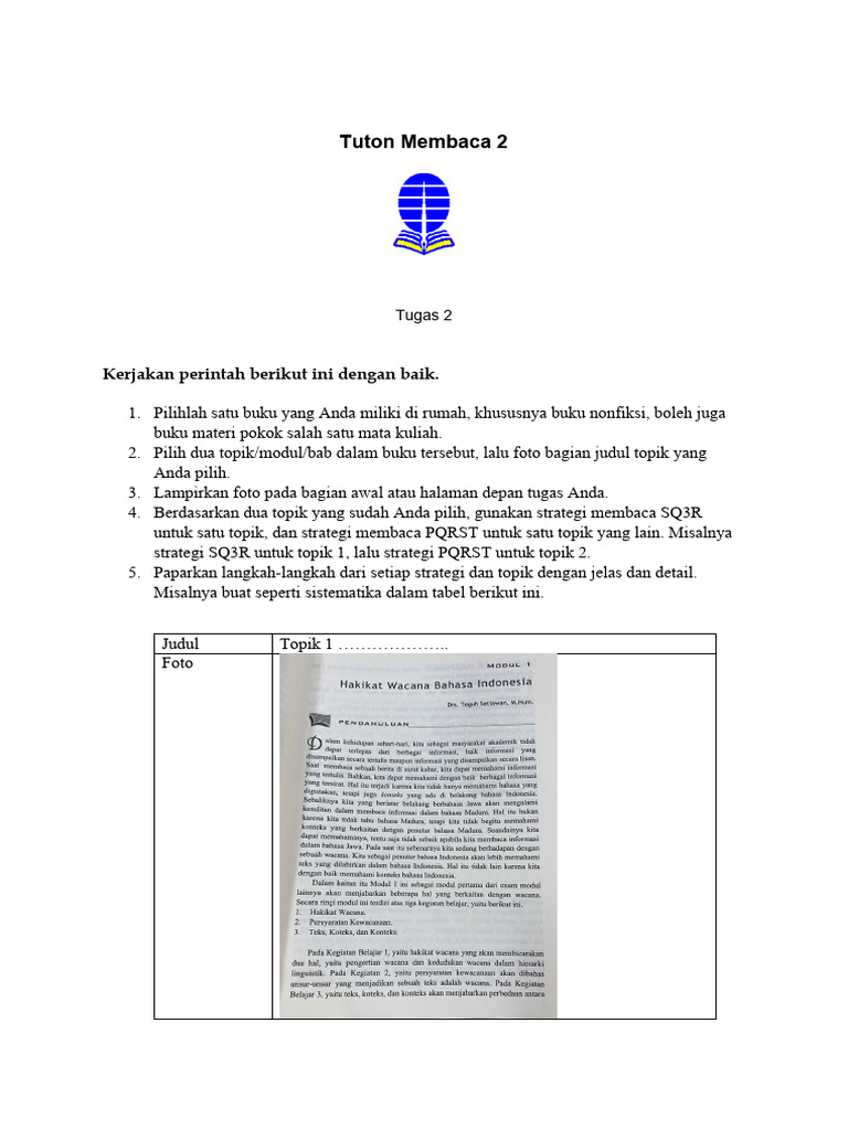 Tugas 2 Membaca 2 | PDF | Griya & Taman