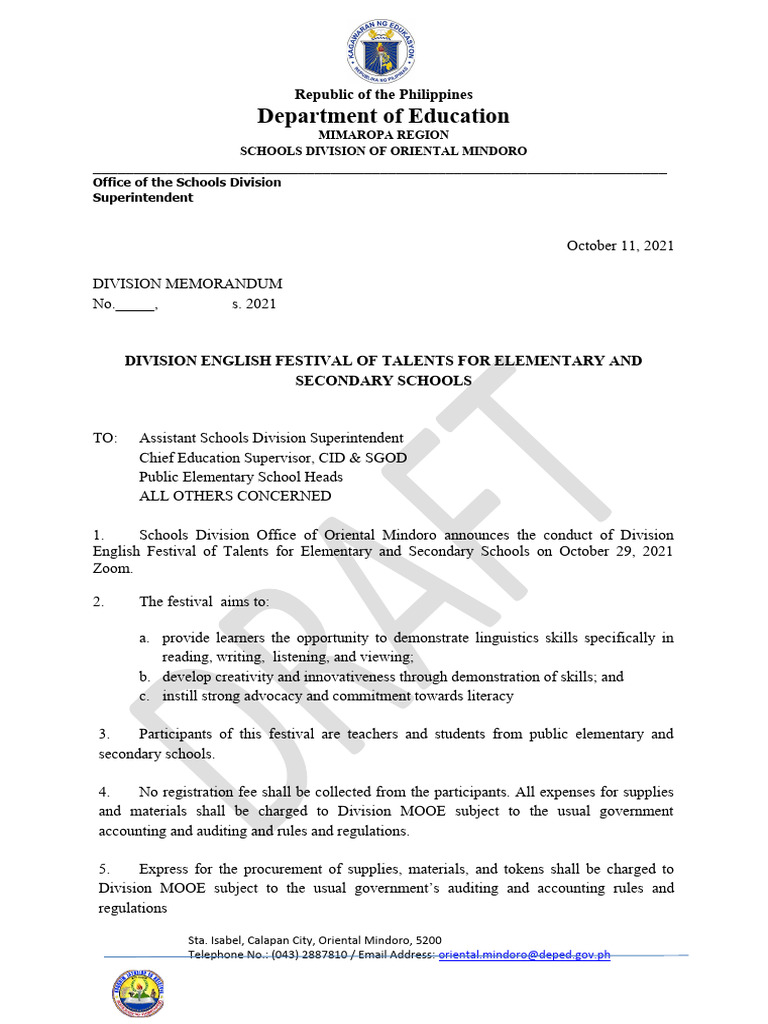 Memo English Fesival 2021 WATER MARK | PDF | Storytelling | Paragraph