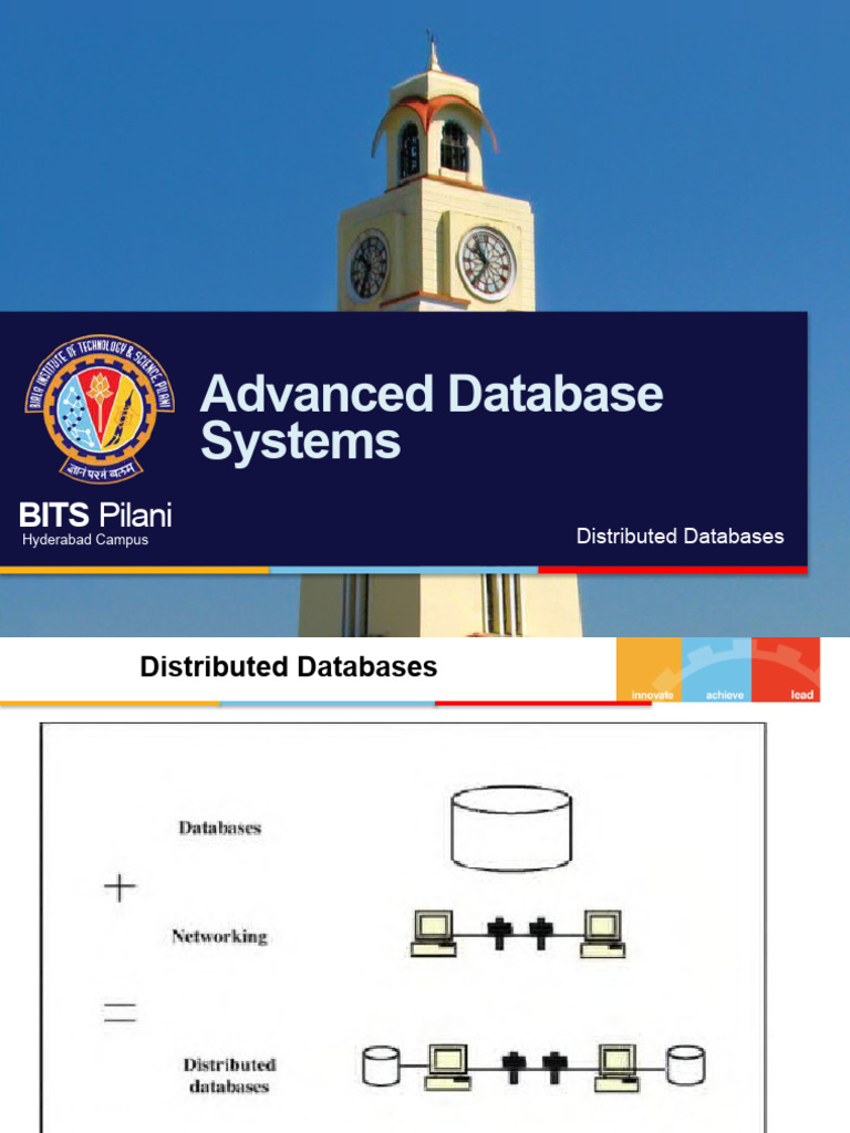 CSG516 ADBS Distributed Database | PDF | Databases | Database Transaction