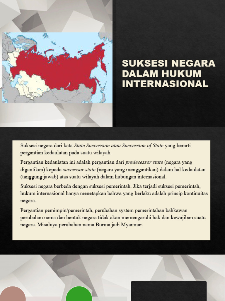 Suksesi Negara dalam Hukum Internasional | PDF