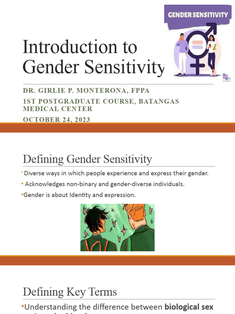 Gender Sensitivity | PDF | Gender | Gender Studies