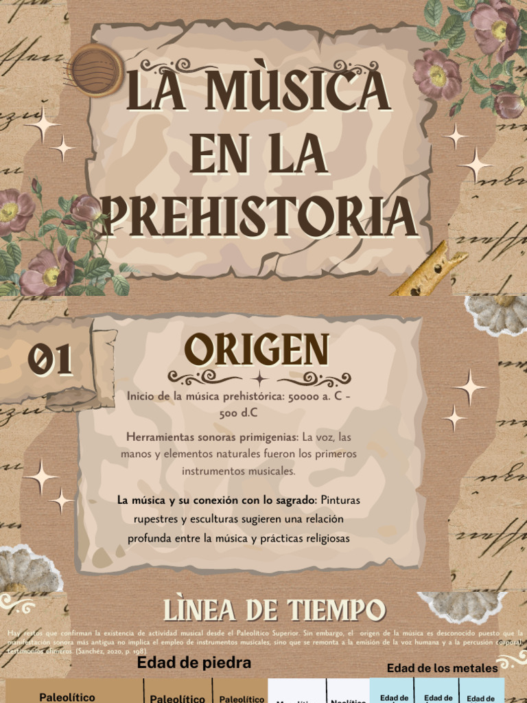 Presentación Musica Edad Prehistorica | PDF | Instrumentos musicales ...