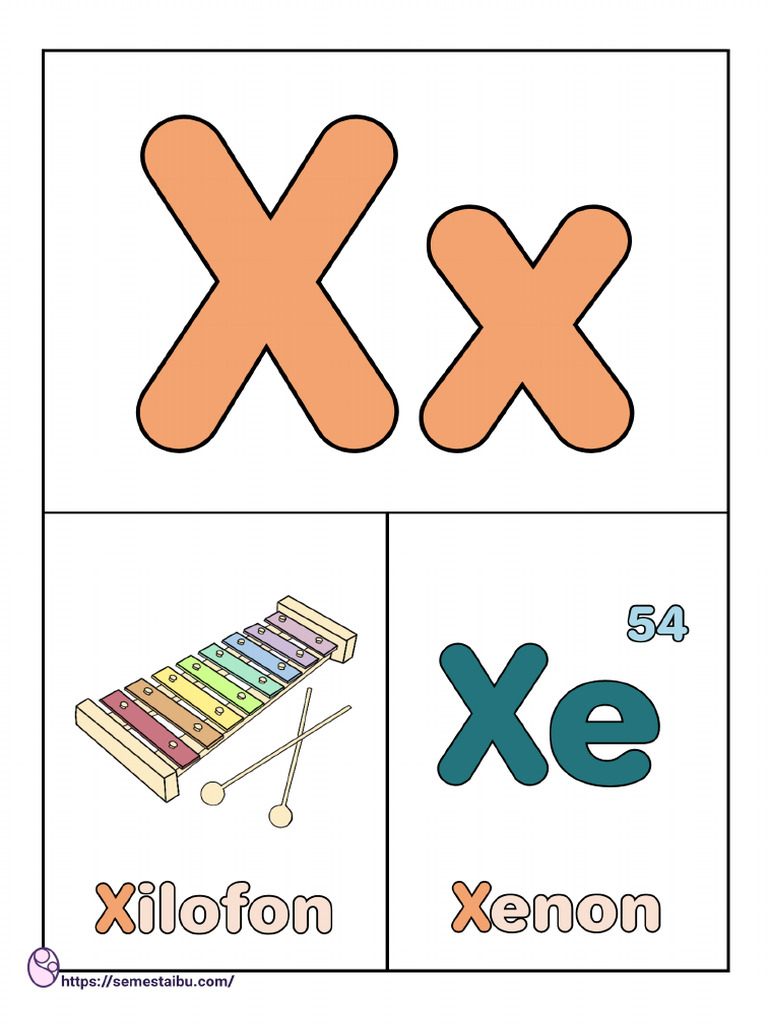 mengenal-huruf-flashcard-anak-x | PDF
