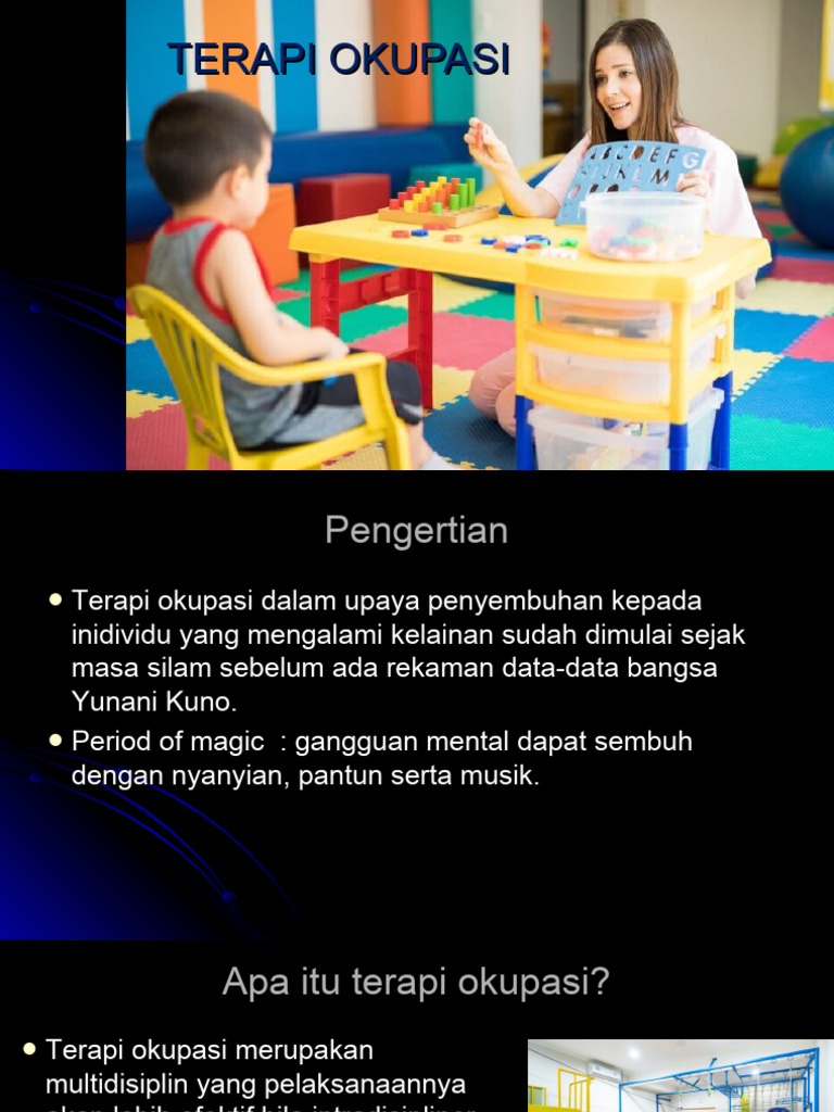 Terapi Okupasi | PDF | Pengembangan Diri | Sains & Matematika