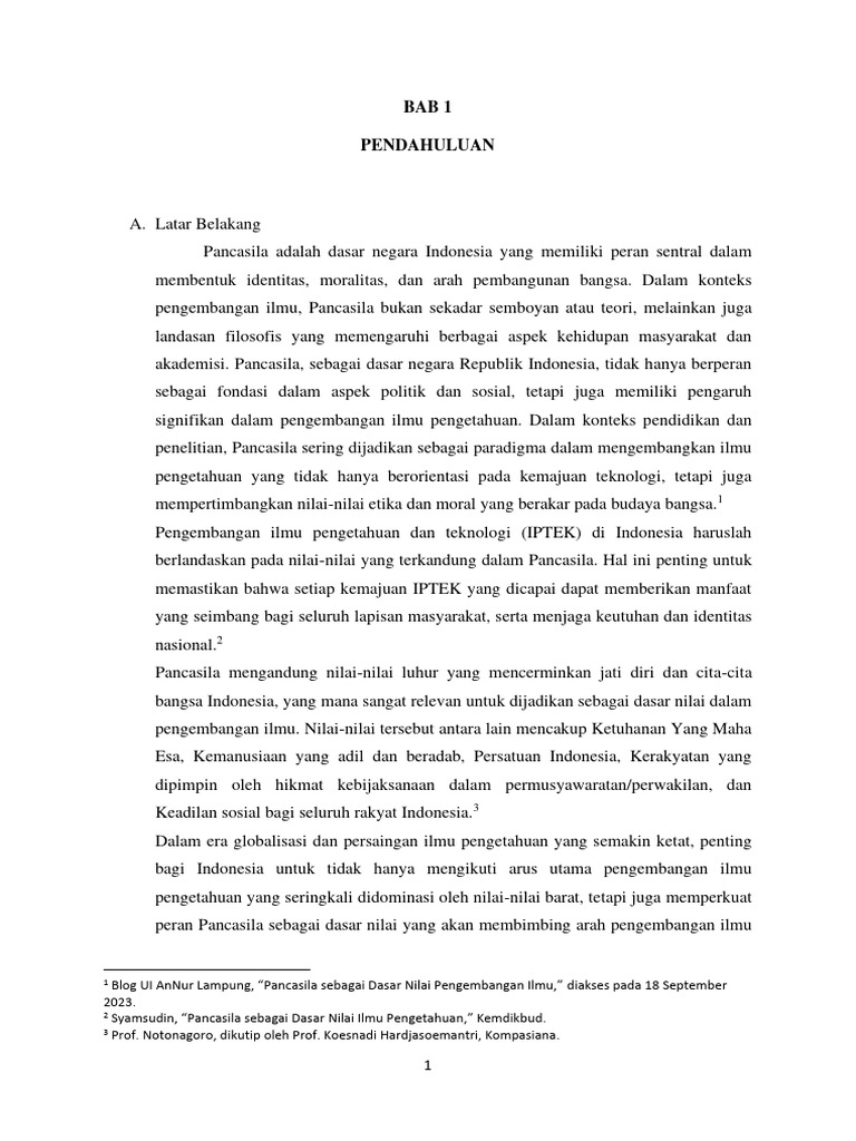Isi Pancasila Sebagai Dasar Pengembangan Ilmu | PDF Isi Pancasila Sebagai Dasar Pengembangan Ilmu | PDF