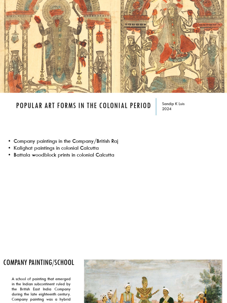 Popular Art Forms in The Colonial Period | PDF | Paintings