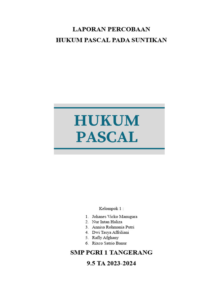 LAPORAN PERCOBAAN Tugas B Ind | PDF