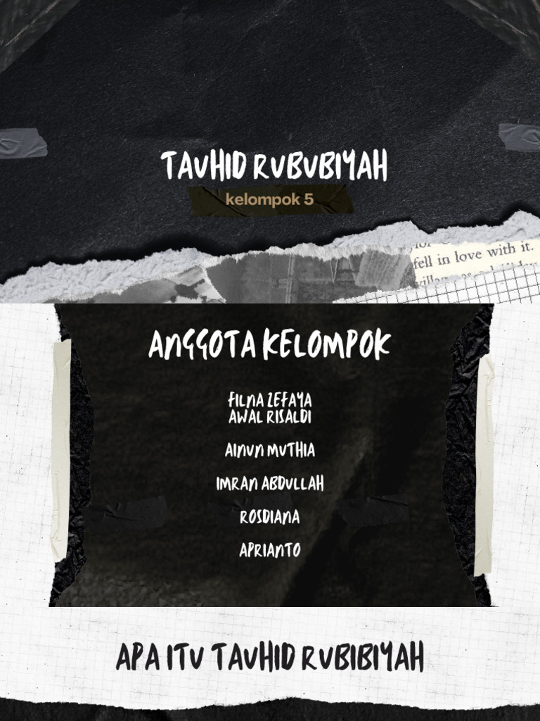 Pentingnya Tauhid Rububiyah dalam Islam | PDF