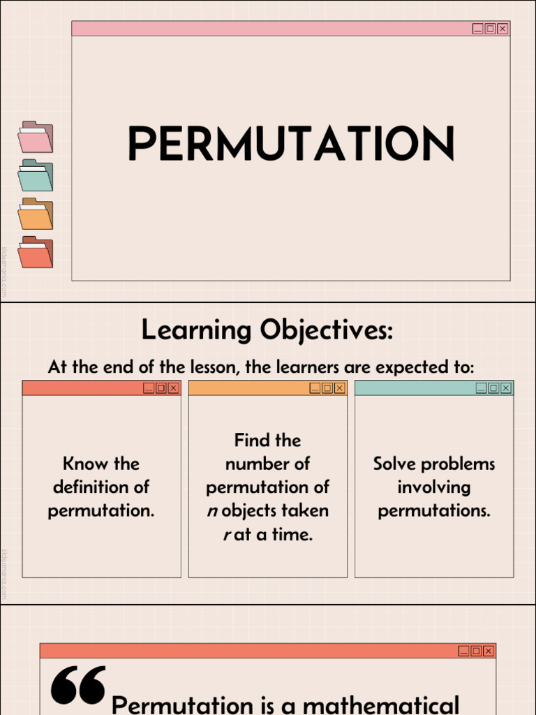 Permutation | PDF | Permutation | Mathematics