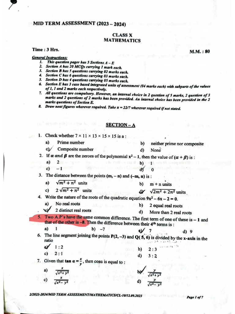 Summerville Paper 1 Pending Qs | PDF