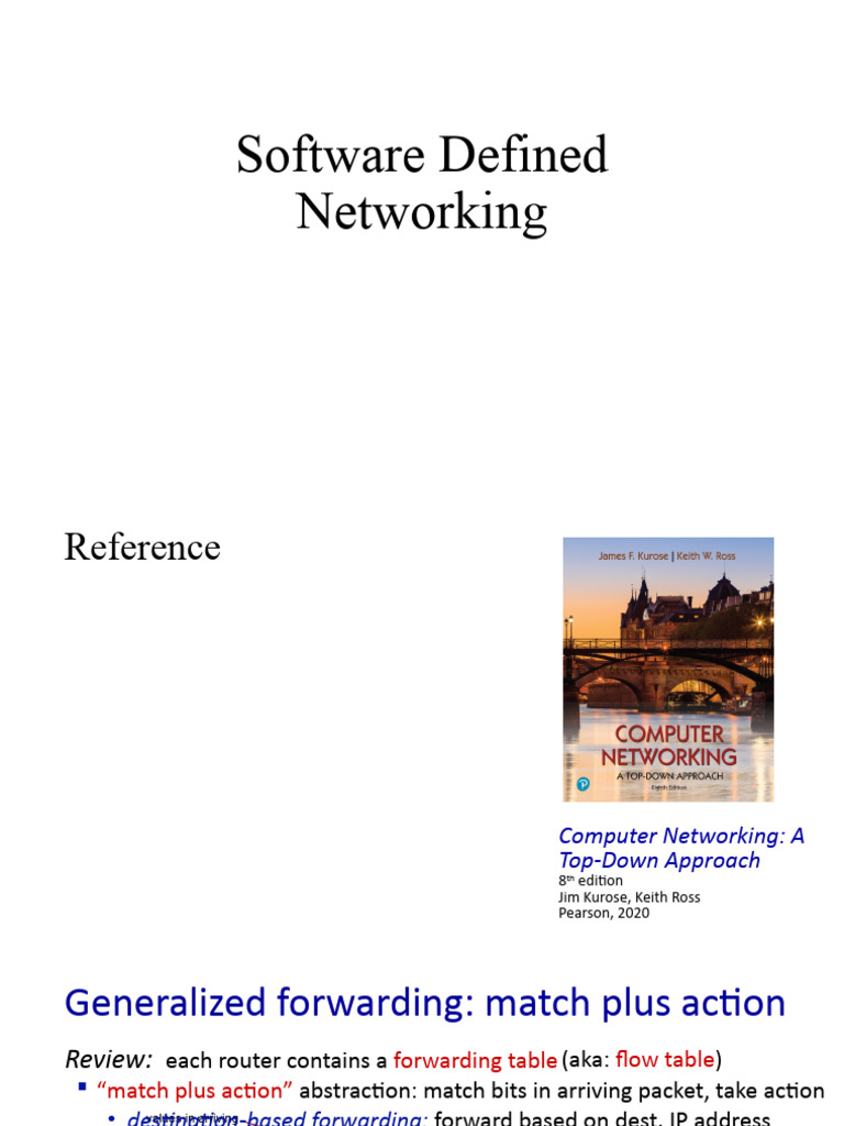 Software Defined Networking | PDF | Internet Protocol Suite | Computer Network