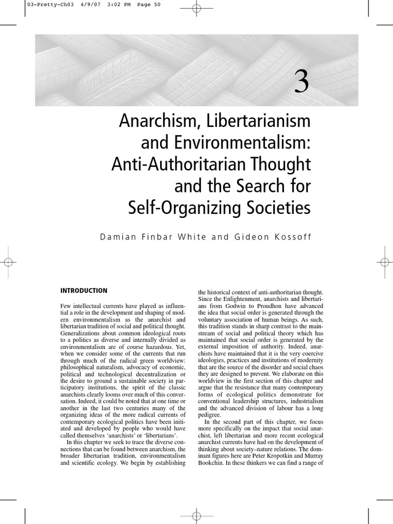 Anarchism Libertarianism and Environment | PDF | Anarchism | Libertarianism