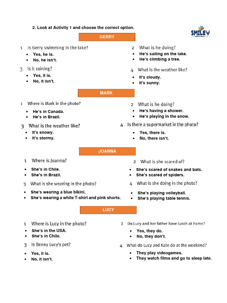 Worksheet - Hello Unit | PDF