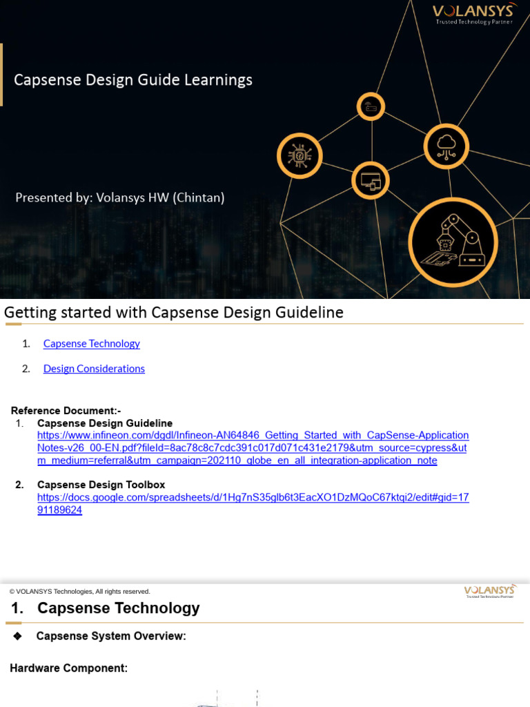 Capsense Design Guide Line Learnings | PDF | Electromagnetic ...