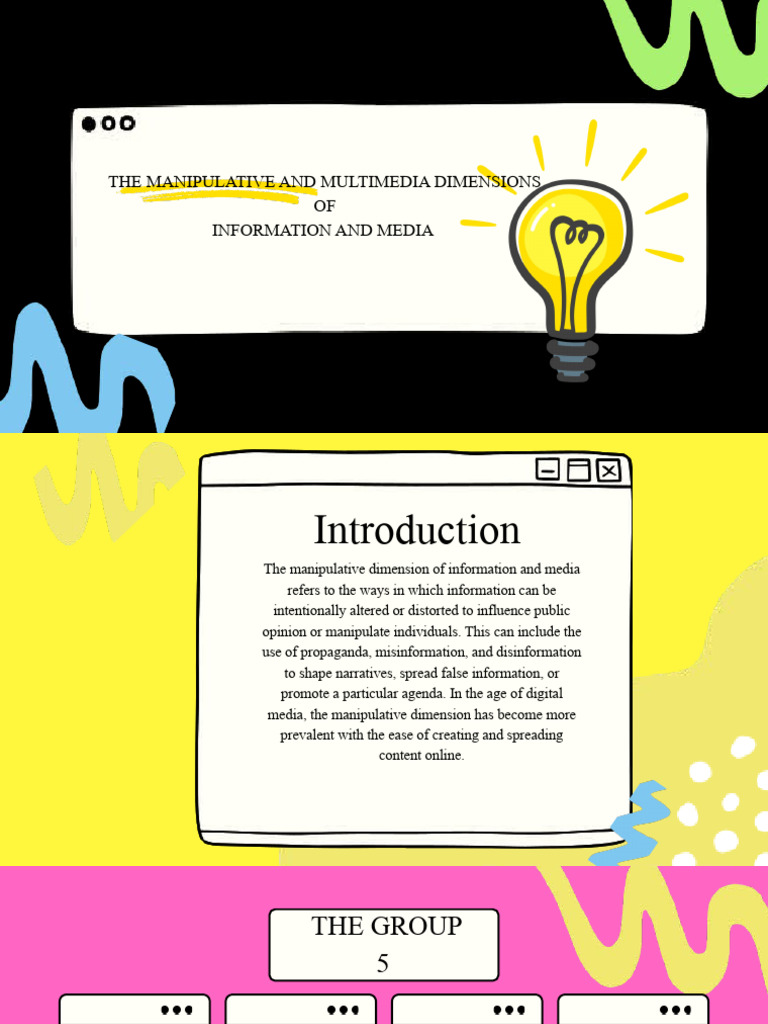 The Manipulative and Multimedia Dimensions of Information and Media ...
