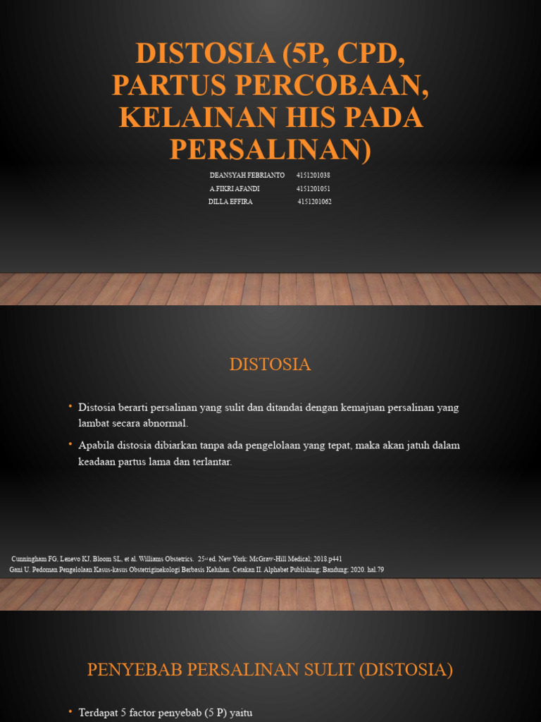 Distosia: Penyebab dan Penanganan | PDF | Pengembangan Diri | Kesehatan ...