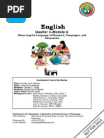 English 10 Quarter 2 Module 1 | PDF | Cognition