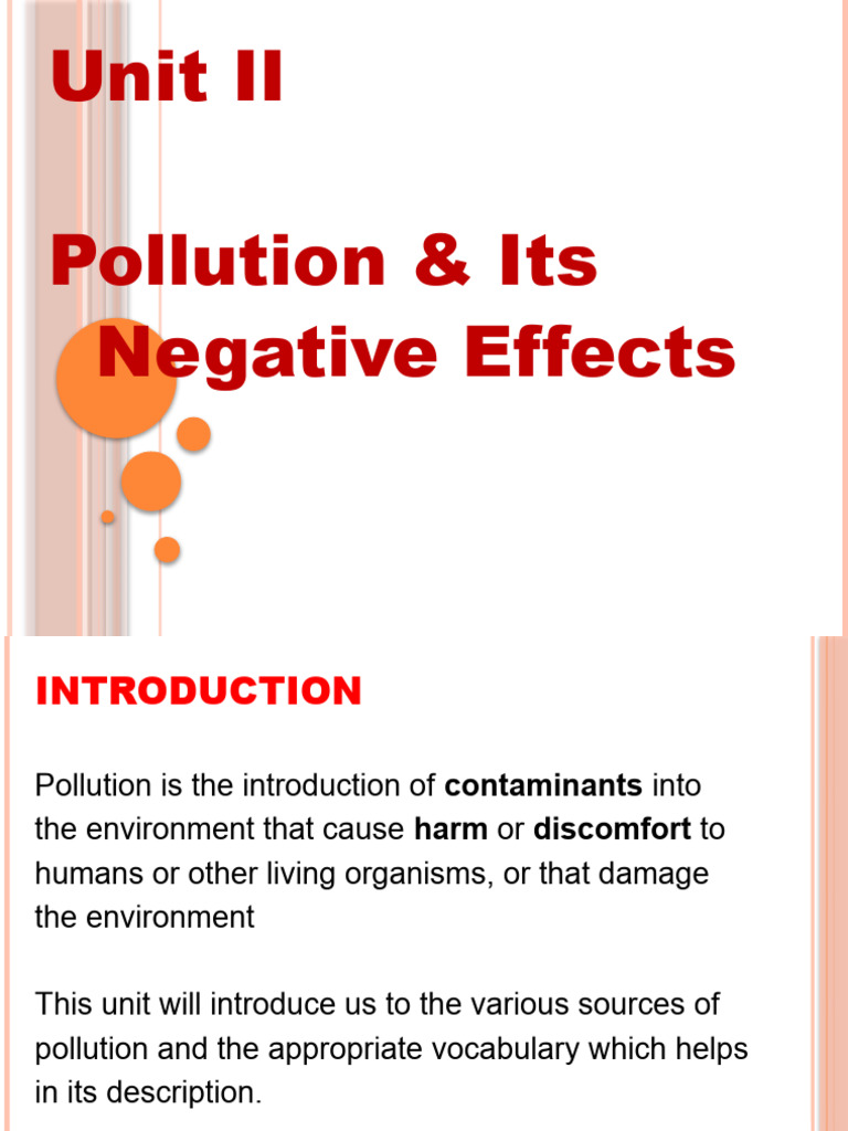 Understanding Pollution and Its Effects | PDF