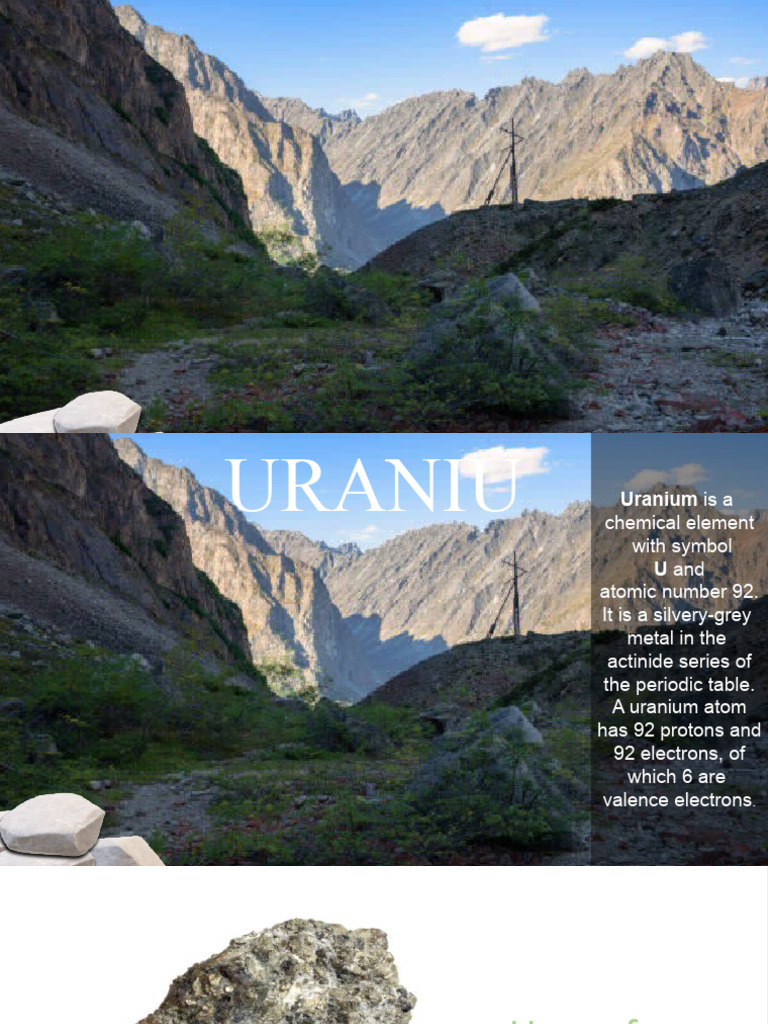 Uranium Powerpoint Original | PDF | Uranium | Chemical Elements