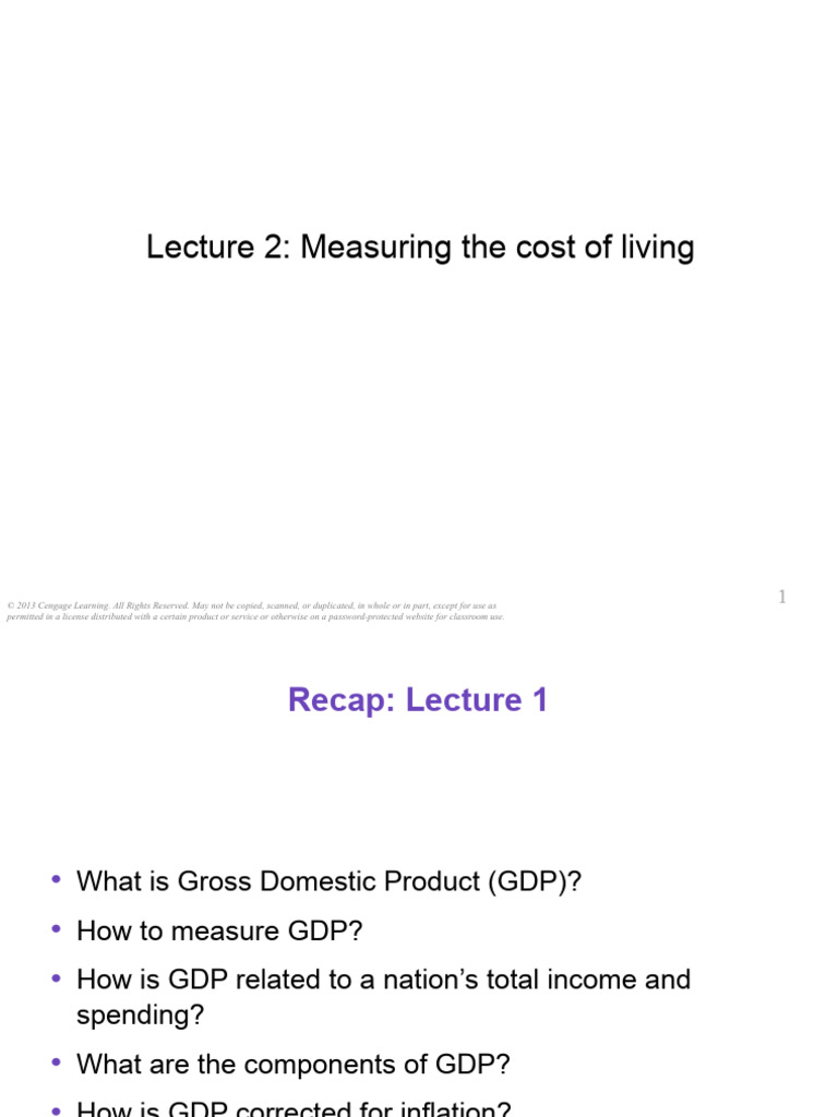 Macro Ch11 Presentation6e(2012) B | PDF | Cost Of Living | Consumer ...