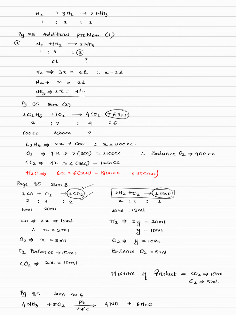 X Icse Chem Gay Lussac's Law - 220925 - 133334 | PDF