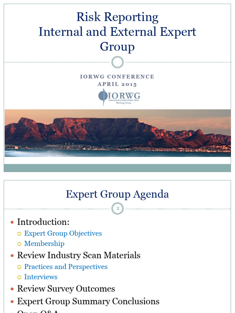 Risk Reporting Best Practices 2015 | PDF | Risk | Performance Indicator