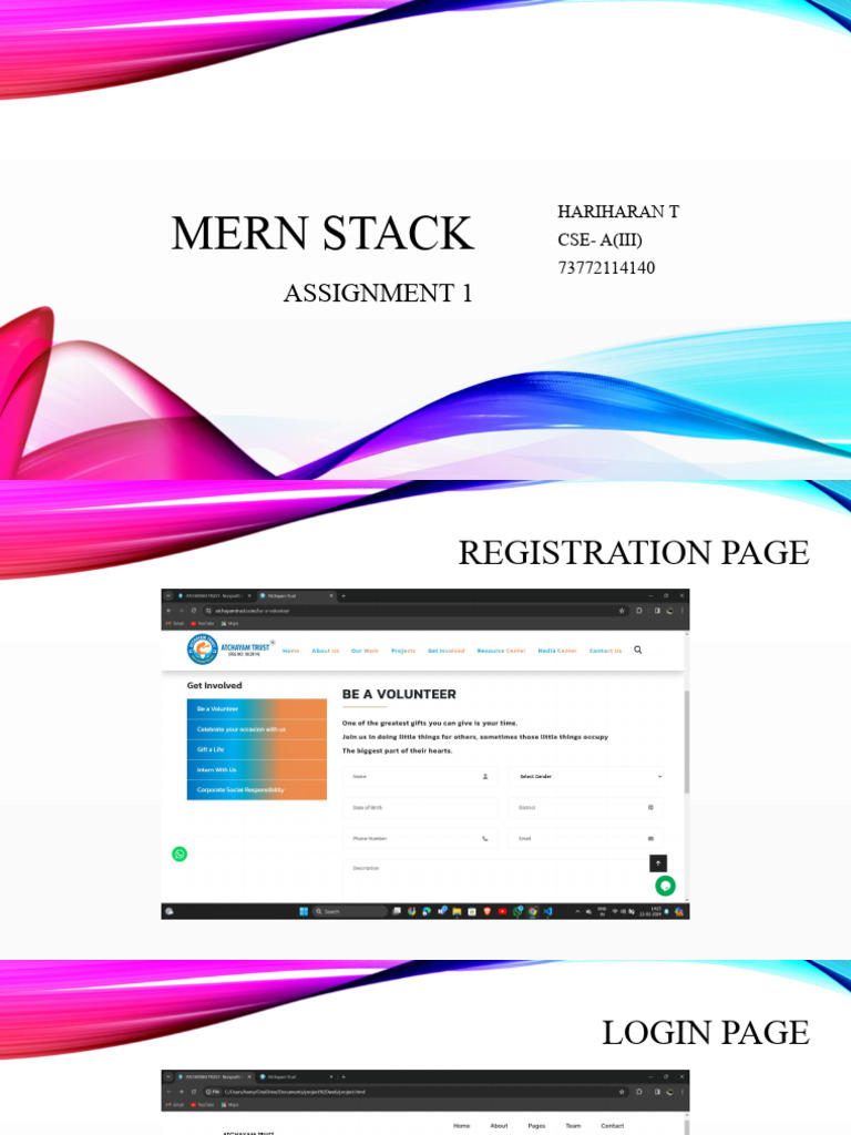 Mern Stack Assignment | PDF | Business | Technology & Engineering