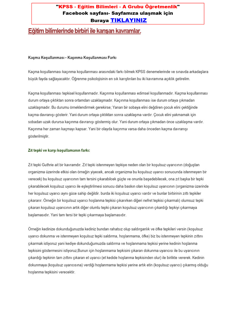 Karisan Kavramlar | PDF
