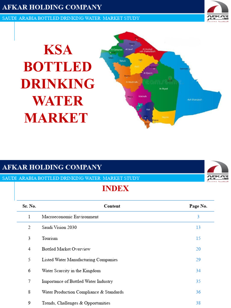 Project Saudi Water - V2 | PDF | Bottled Water | Water