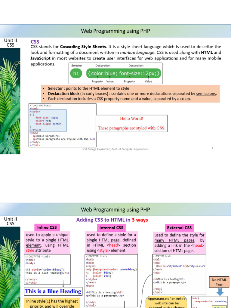 WebPHP Unit20 - PDF | PDF | Html | Cyberspace WebPHP Unit20 - PDF | PDF | Html | Cyberspace