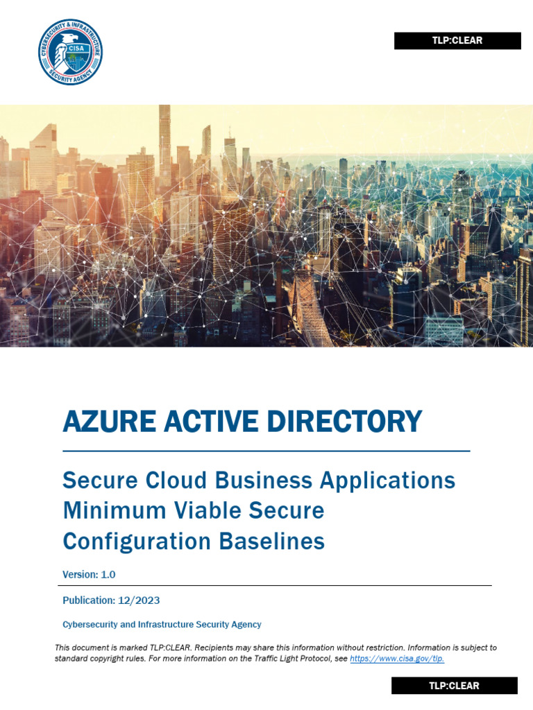 Azure Active Directory SCB - 12.20.2023 | PDF | Microsoft Azure | Security