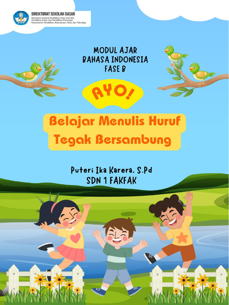 Belajar Huruf Tegak Bersambung | PDF | Karier & Perkembangan