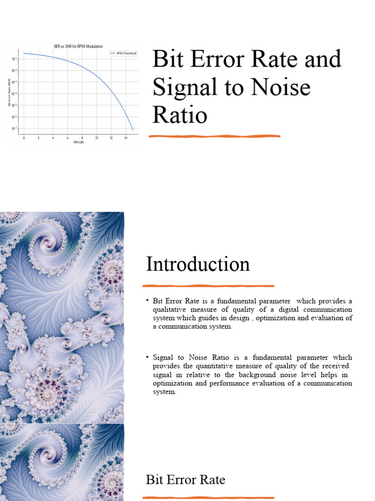 RM-DAY 1 BER and SNR | PDF | Signal To Noise Ratio | Decibel