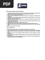 SOP Barista | PDF | Griya & Taman | Kesehatan Holistik