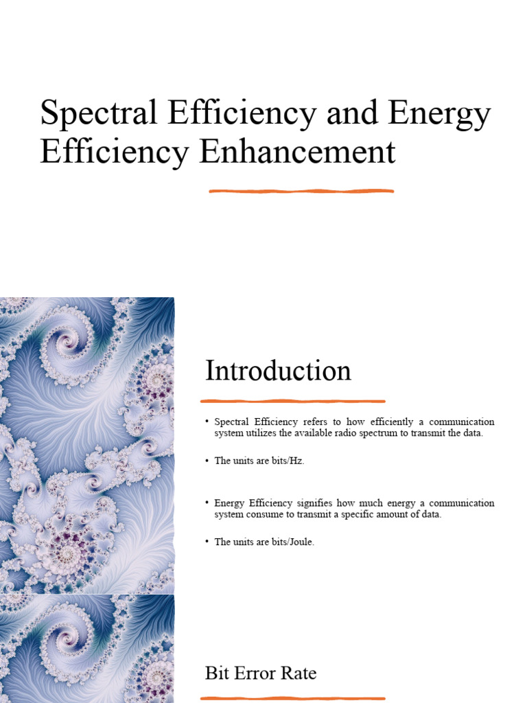 Unit-III Spectral Efficiency Enhancement | PDF | Signal To Noise Ratio ...