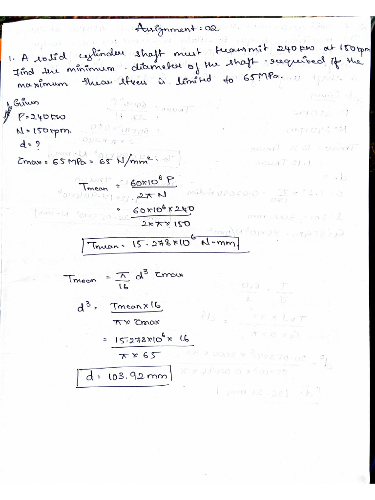 Assignment 2 MOM | PDF