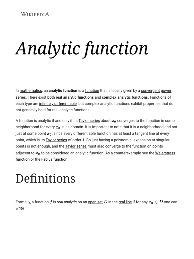 Main File Maths | PDF | Analytic Function | Holomorphic Function