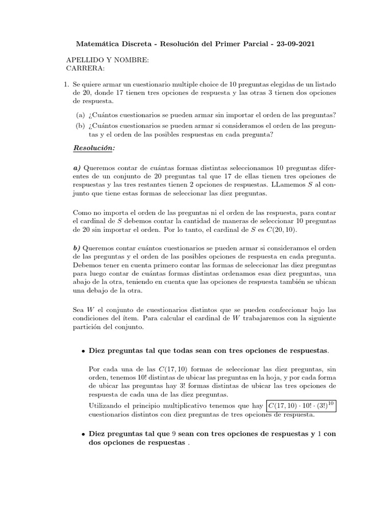 2021_2s_Resol_1Parcial_TM | PDF | Cuestionario | Matemáticas
