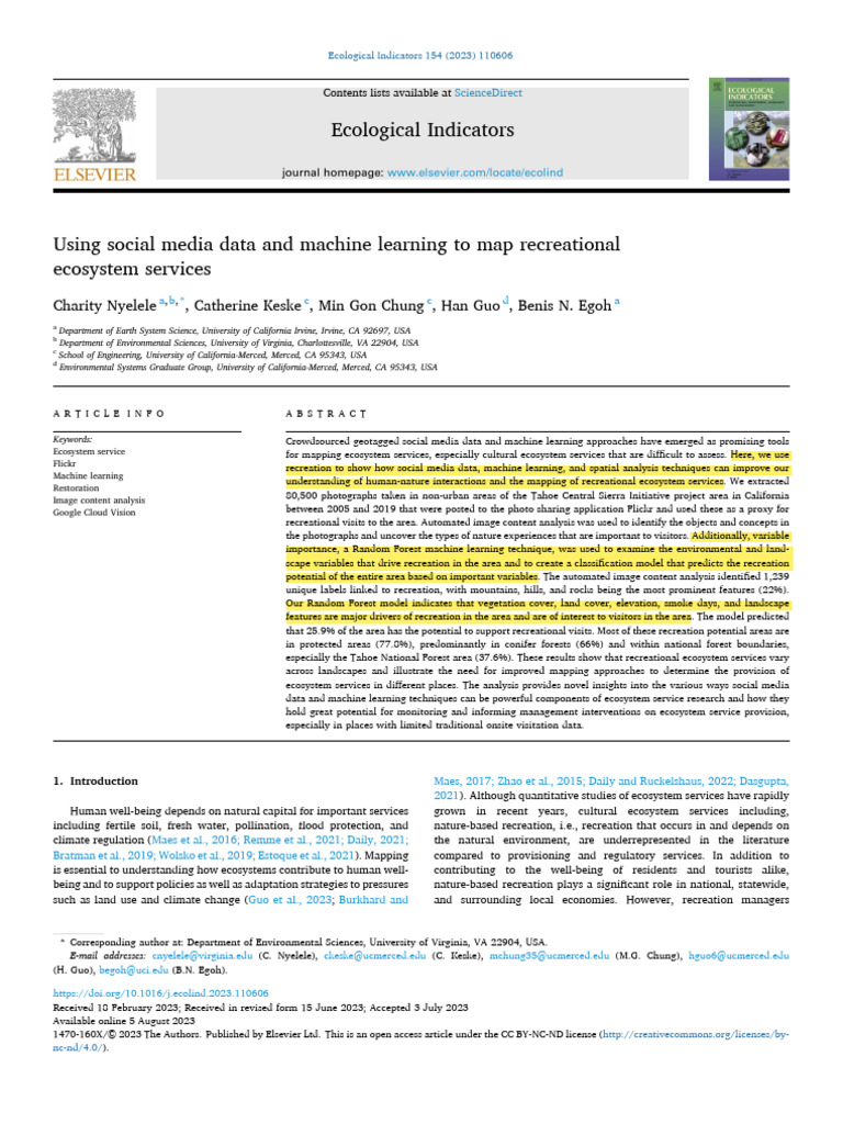 Nyelele Et Al., 2023 | PDF | Linear Regression | Multicollinearity
