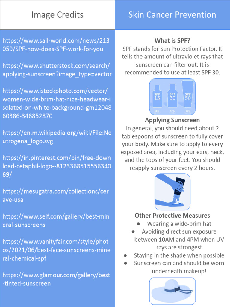 Honors Project Brochure | PDF | Sunscreen | Ultraviolet
