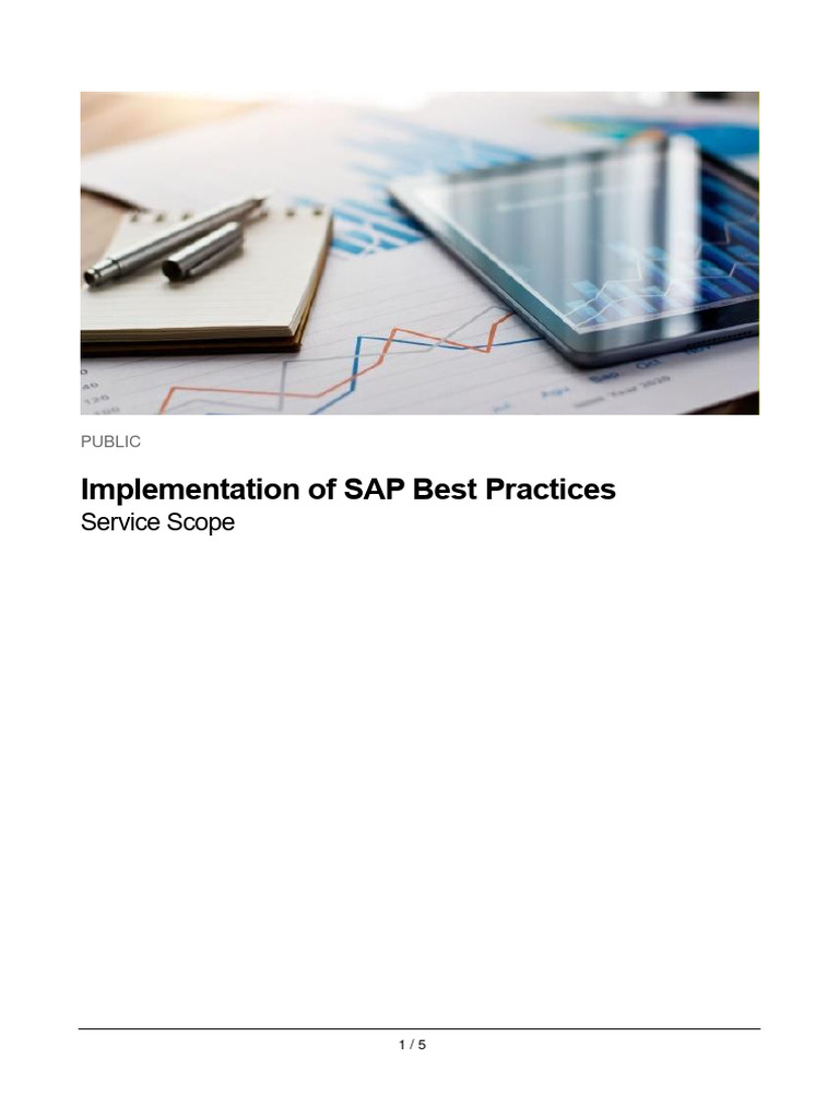 SAP Best Practices Implementation Scope | PDF | Scope (Computer Science ...