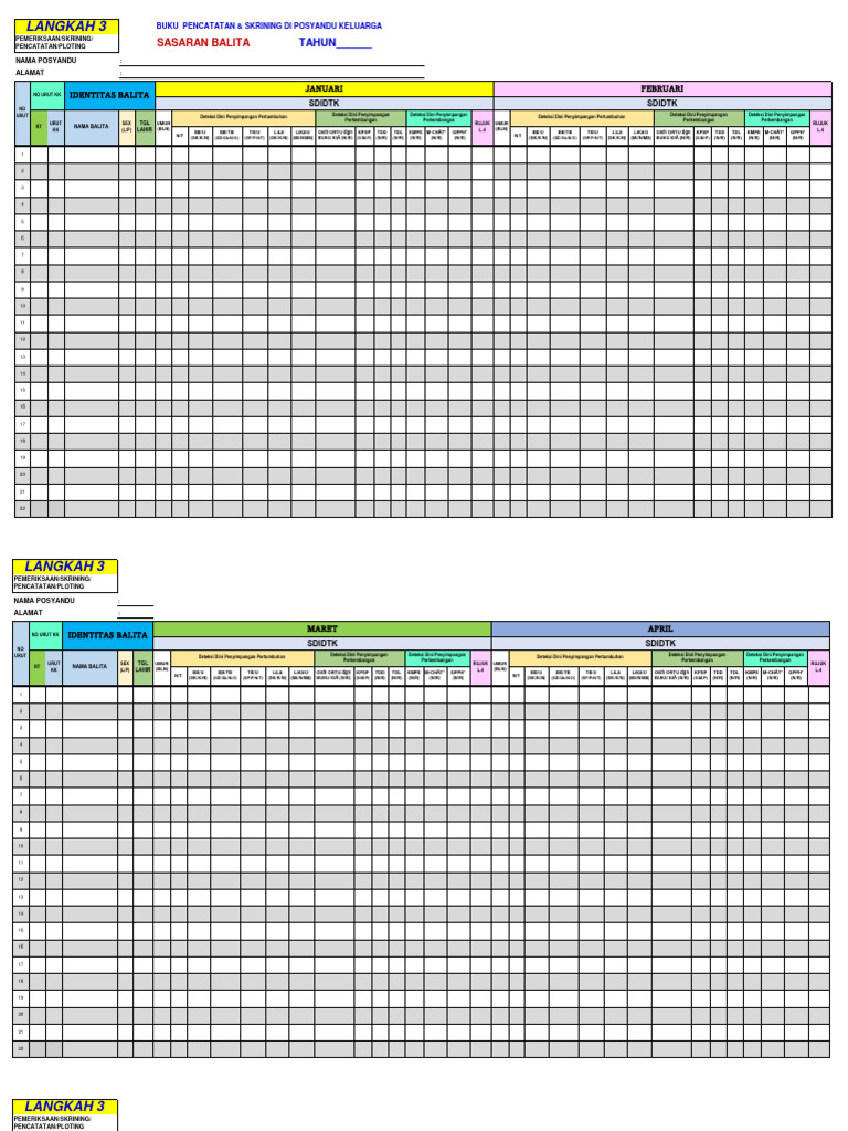 Oke - 3 BUKU CATPOR POSGA - BALITA | PDF