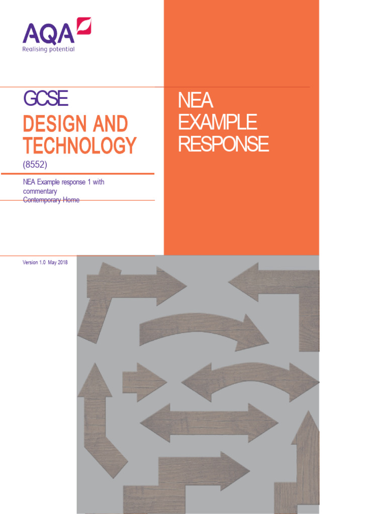 Design and Technology: NEA Example Response | PDF | Lighting | Plastic