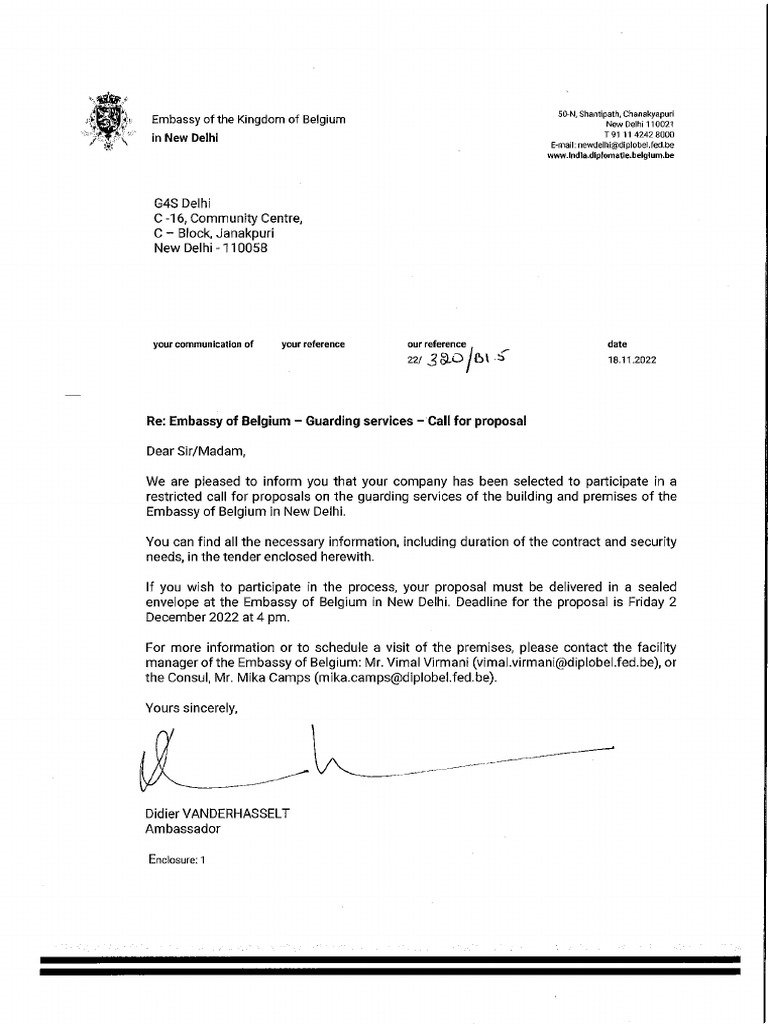 Security Tender - G4S | PDF