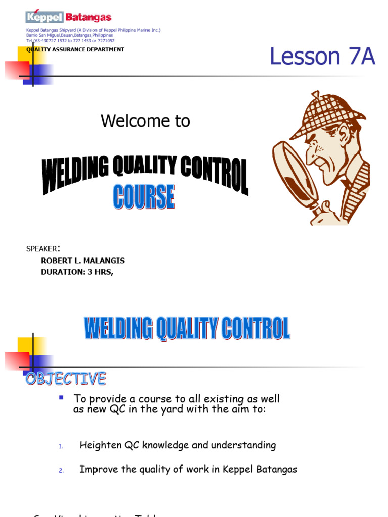 7.Qc Basic Training Welding QC | PDF | Mechanical Engineering ...