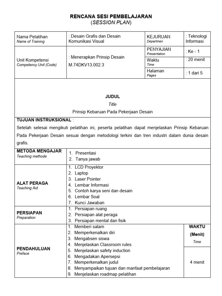 8.3 Session Plan | PDF