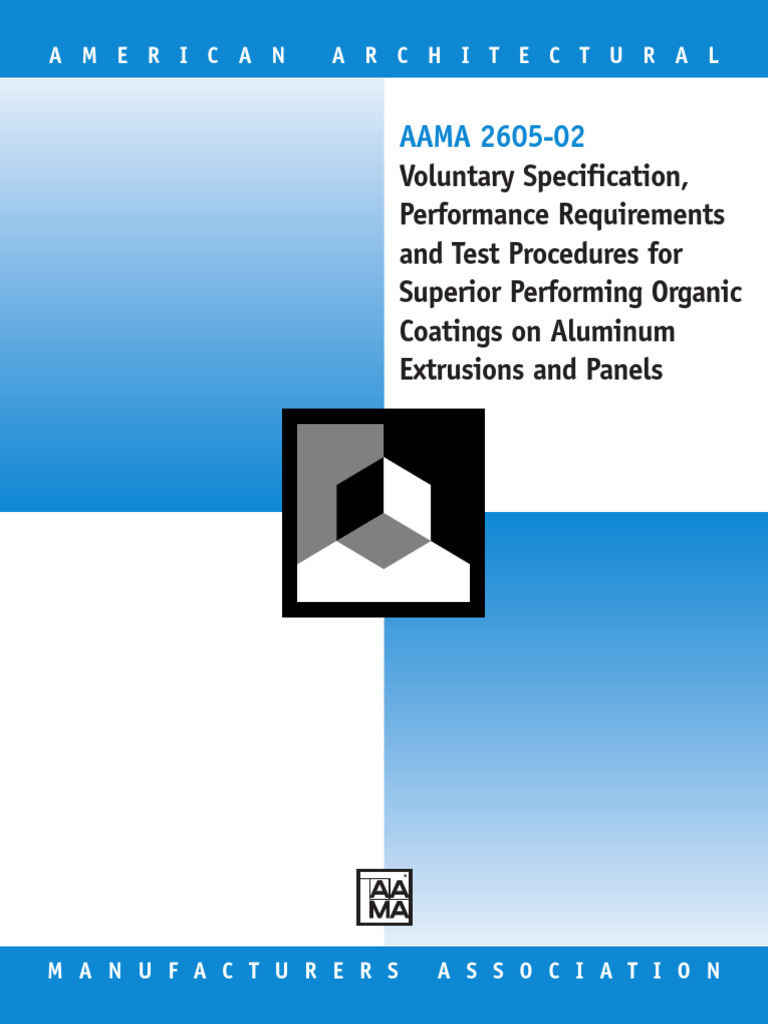 Aama 2605-02 | PDF | Coating | Paint
