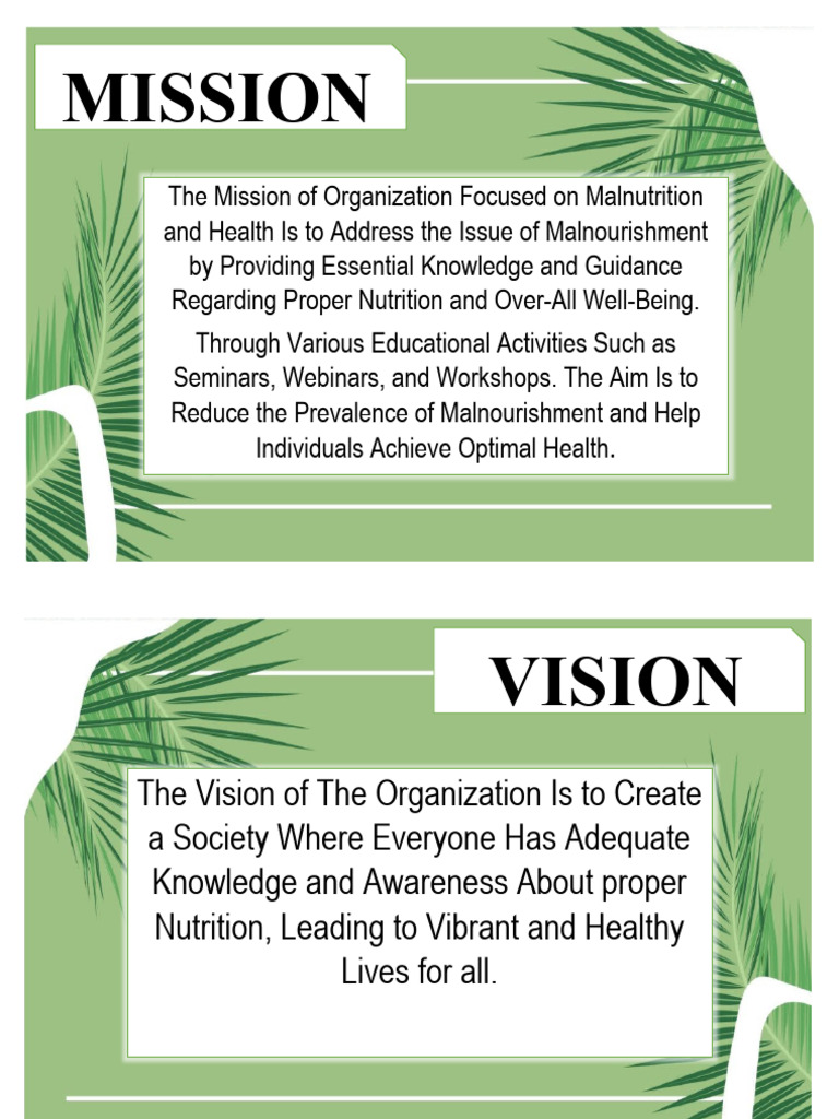 Mission Vision | PDF