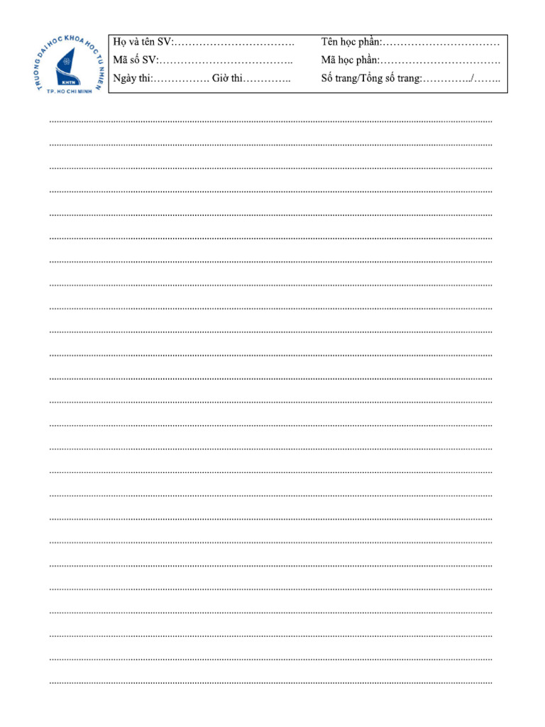 Mau Giay Lam Bai | PDF