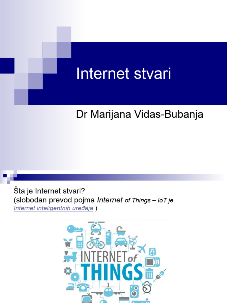 Vezbe Internet Stvari | PDF